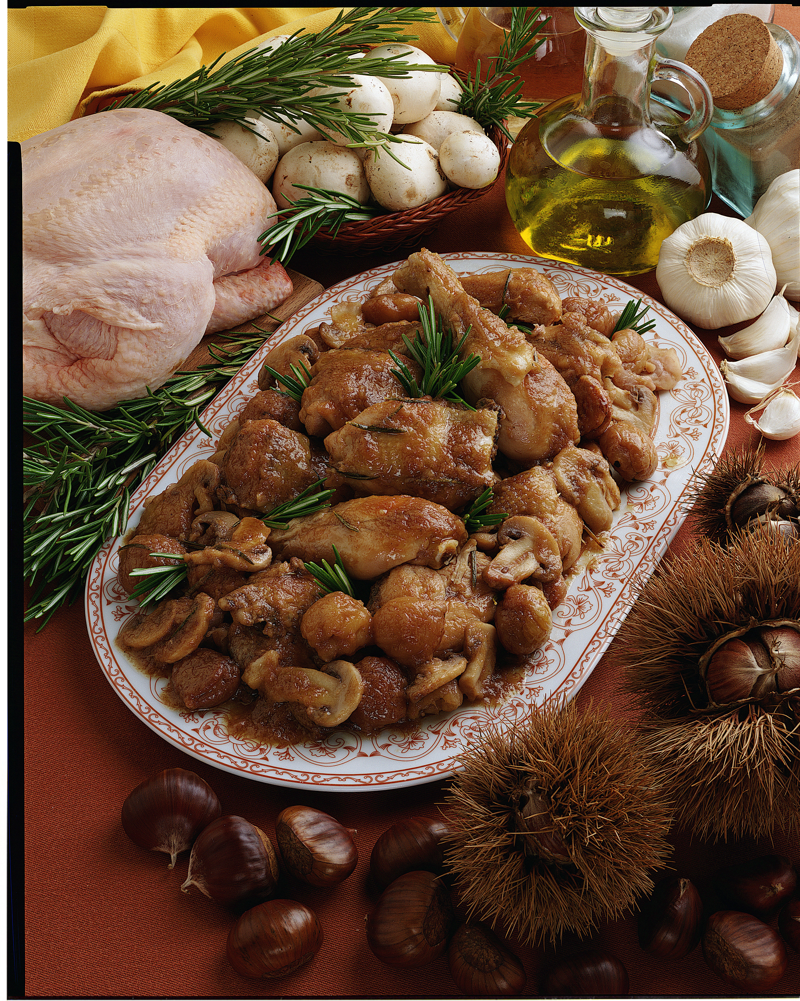 Ricetta Pollo ai funghi e castagne - Donna Moderna