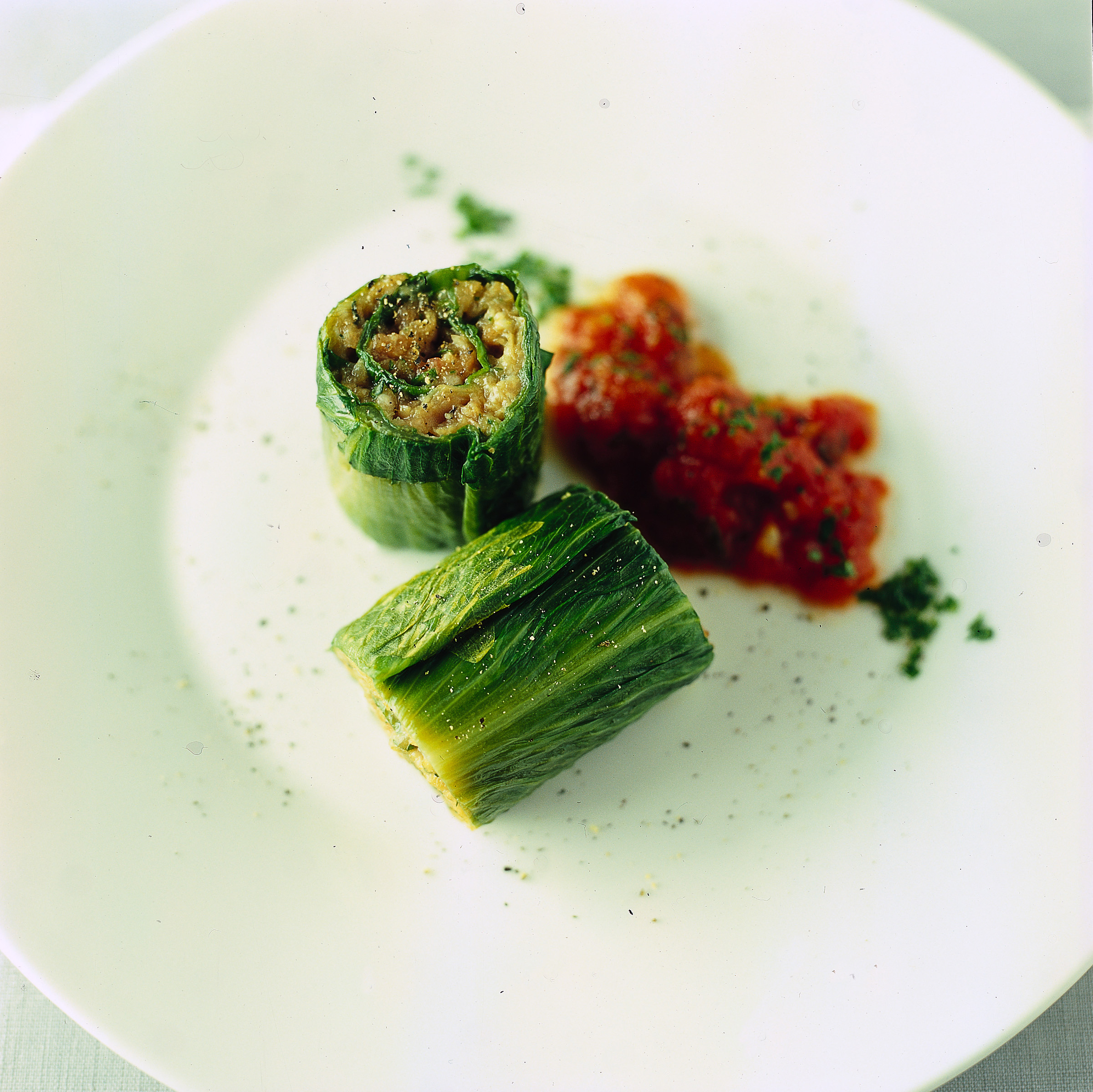 Lattughe ripiene di riso e asparagi - Donna Moderna