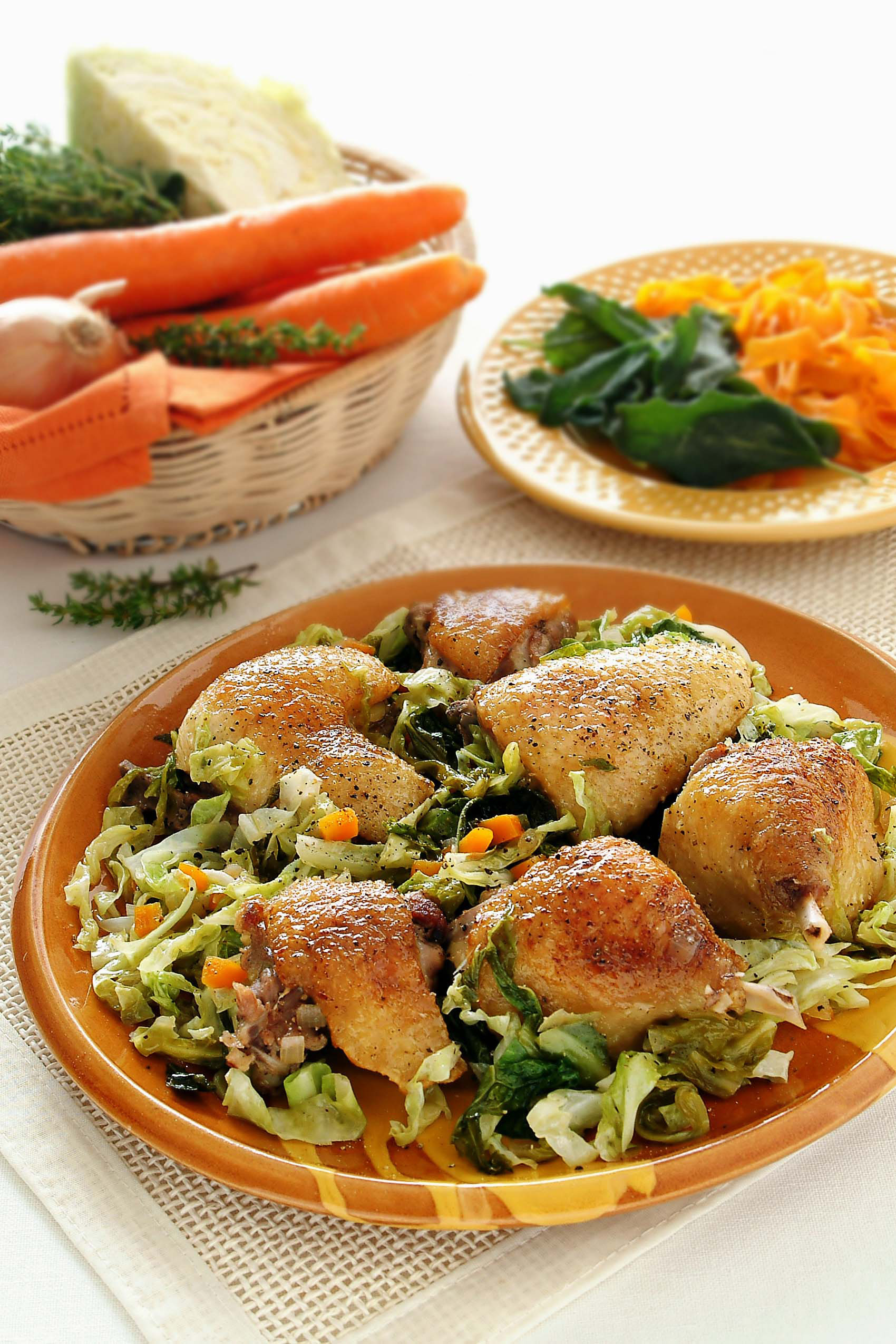 Ricetta Anatra stufata alla campagnola con le verze - Donna Moderna