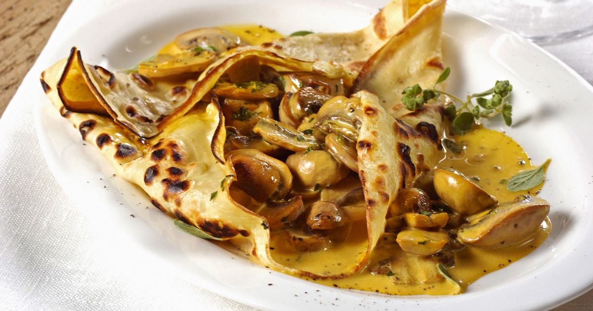 Ricetta Crepes con champignon - Donna Moderna