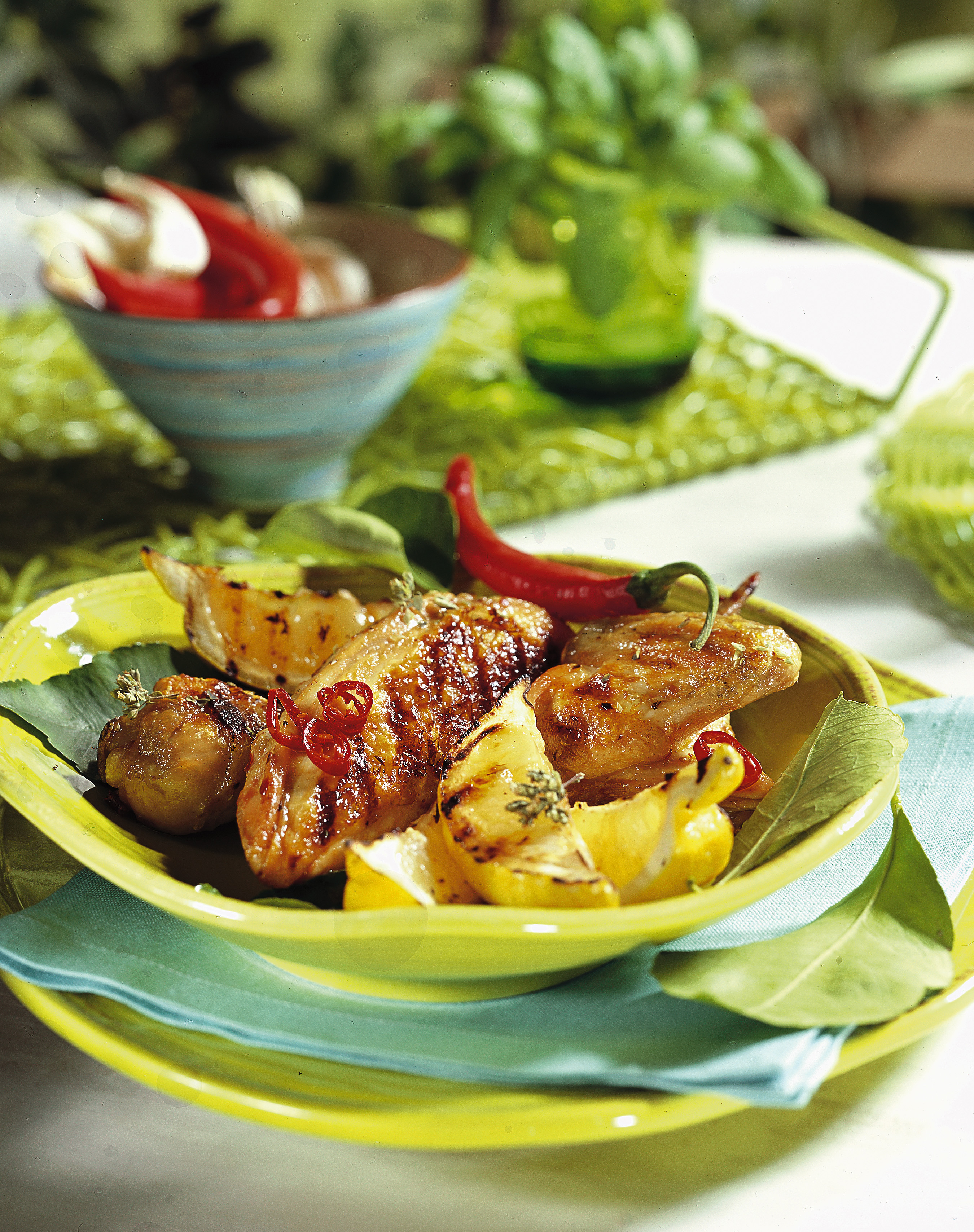 Ricetta Pollo alla griglia al limone e peperoncino - Donna Moderna