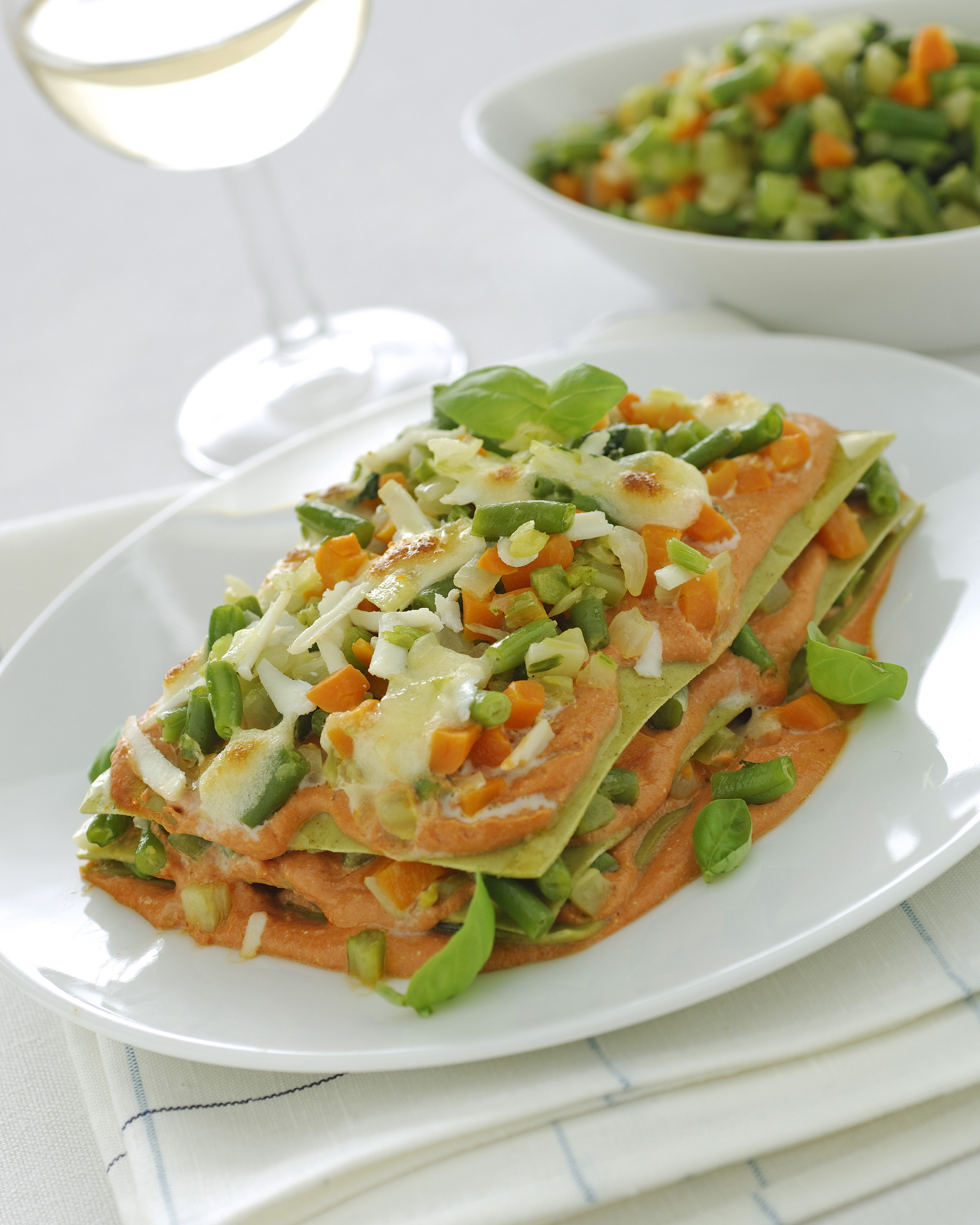 Ricetta Lasagne verdi con verdure e ricotta - Donna Moderna