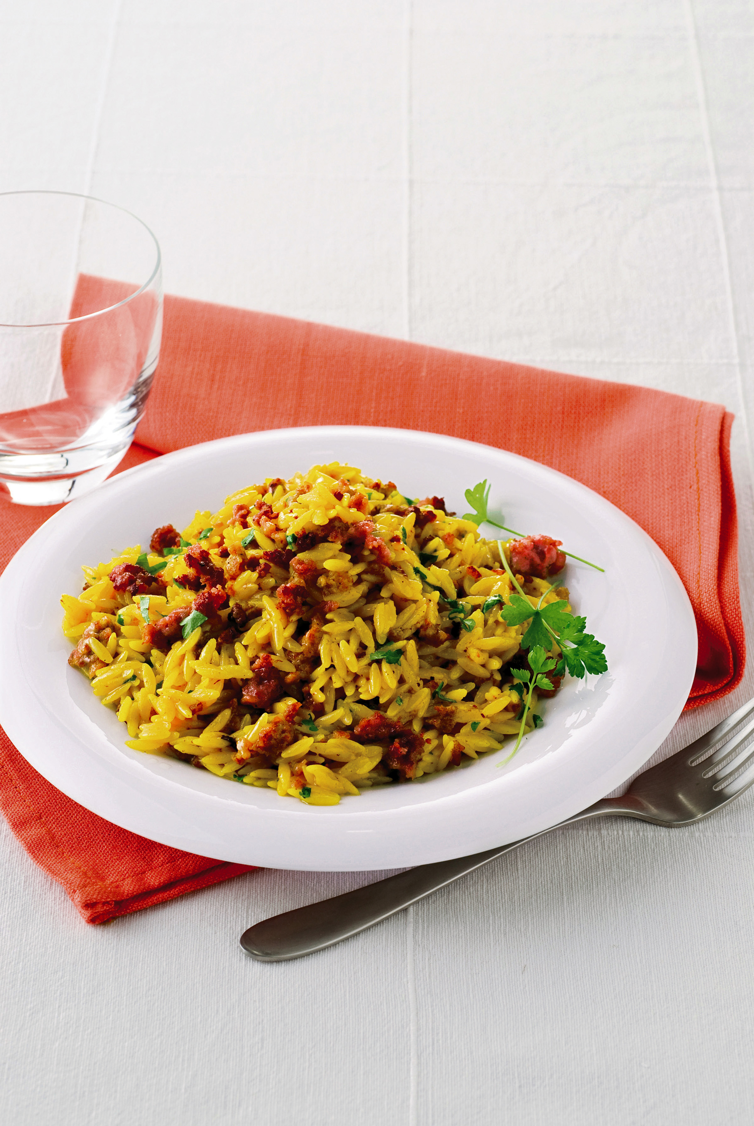 Ricetta Risotto di risoni alla luganega - Donna Moderna