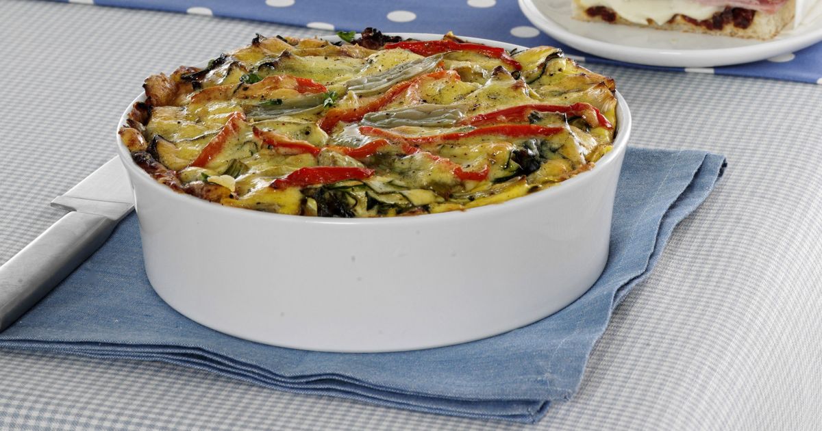 Ricetta Torta vegetariana - Donna Moderna