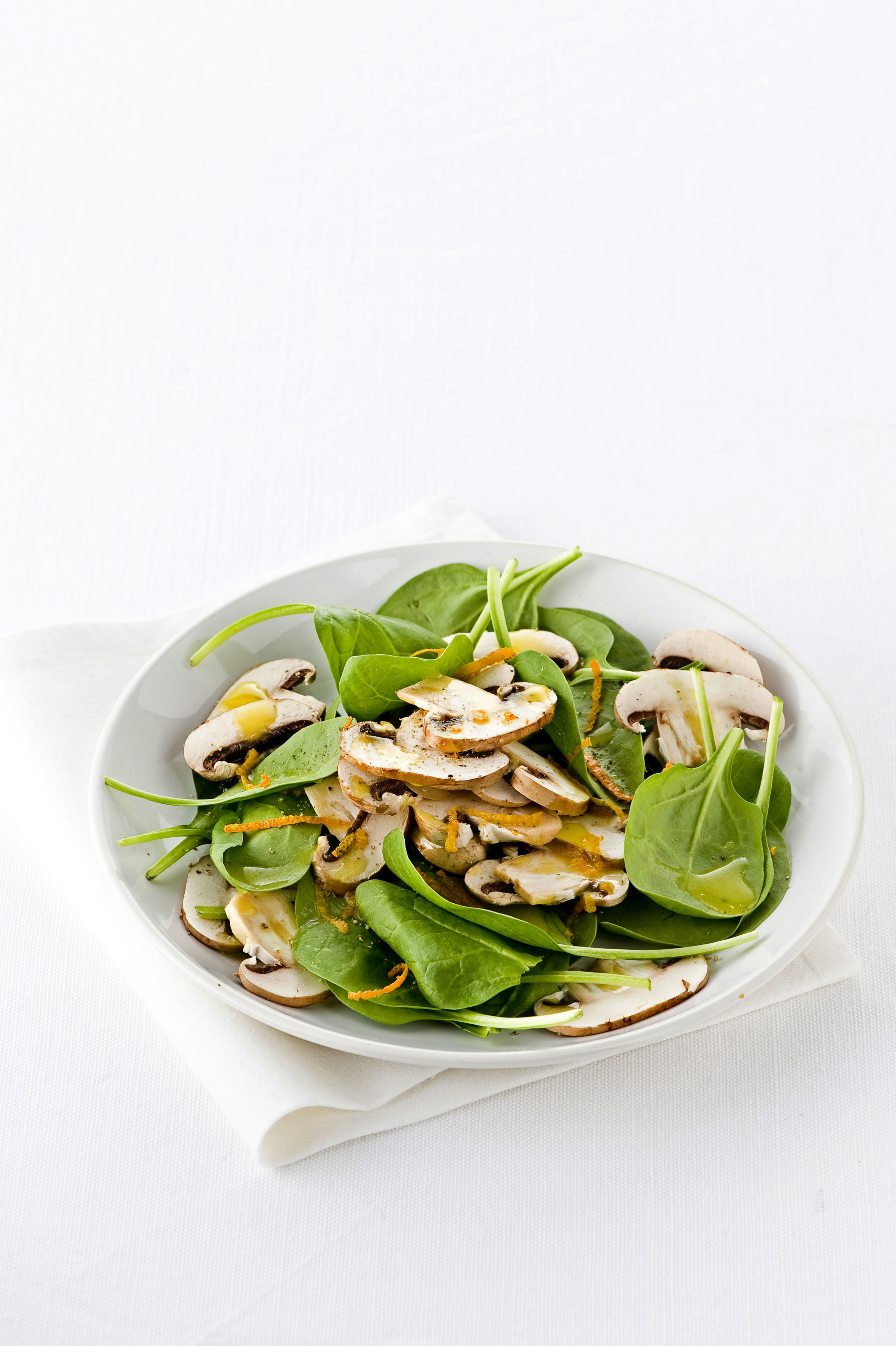 Ricetta Spinacini novelli e champignon - Donna Moderna