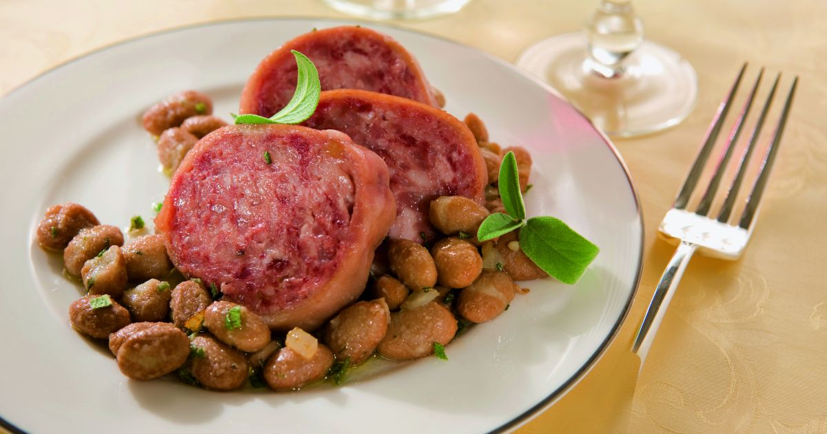 Ricetta Zampone e fagioli - Donna Moderna