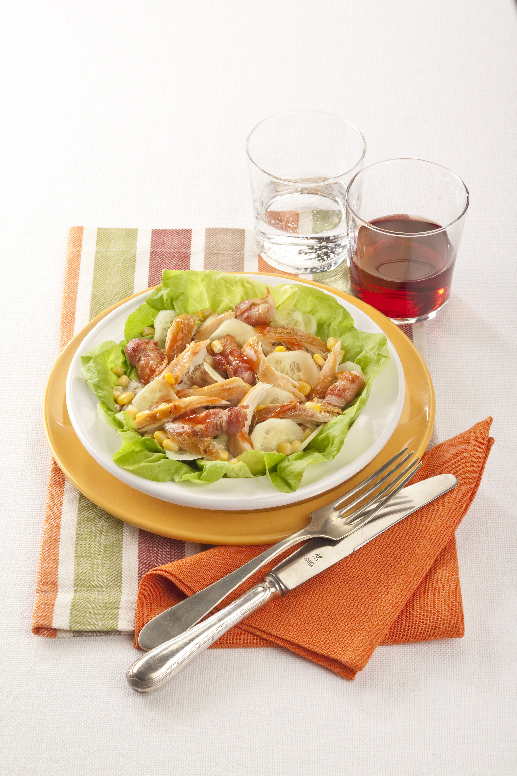 Ricetta Pollo freddo con bacon e mais - Donna Moderna