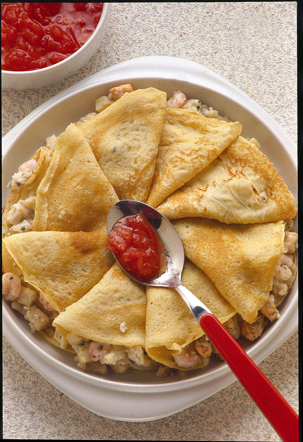 Ricetta Crepes farcite al persico - Donna Moderna