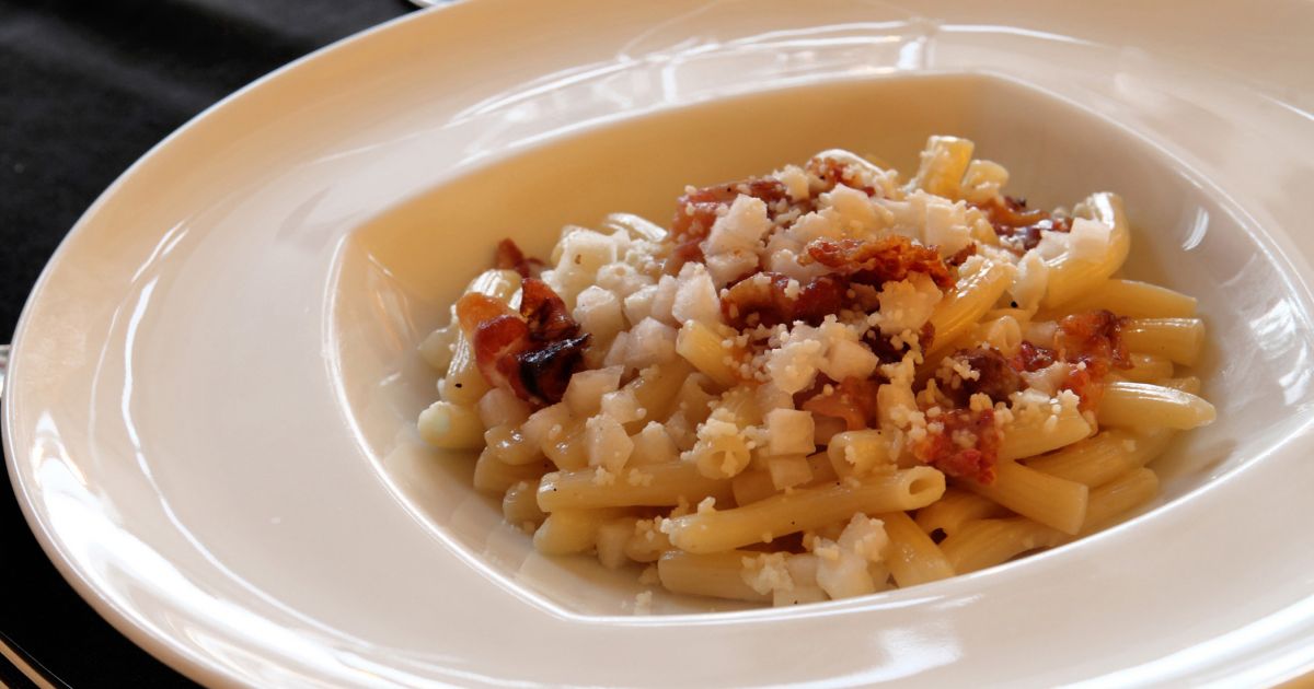 Ricetta Gricia con le pere - Donna Moderna