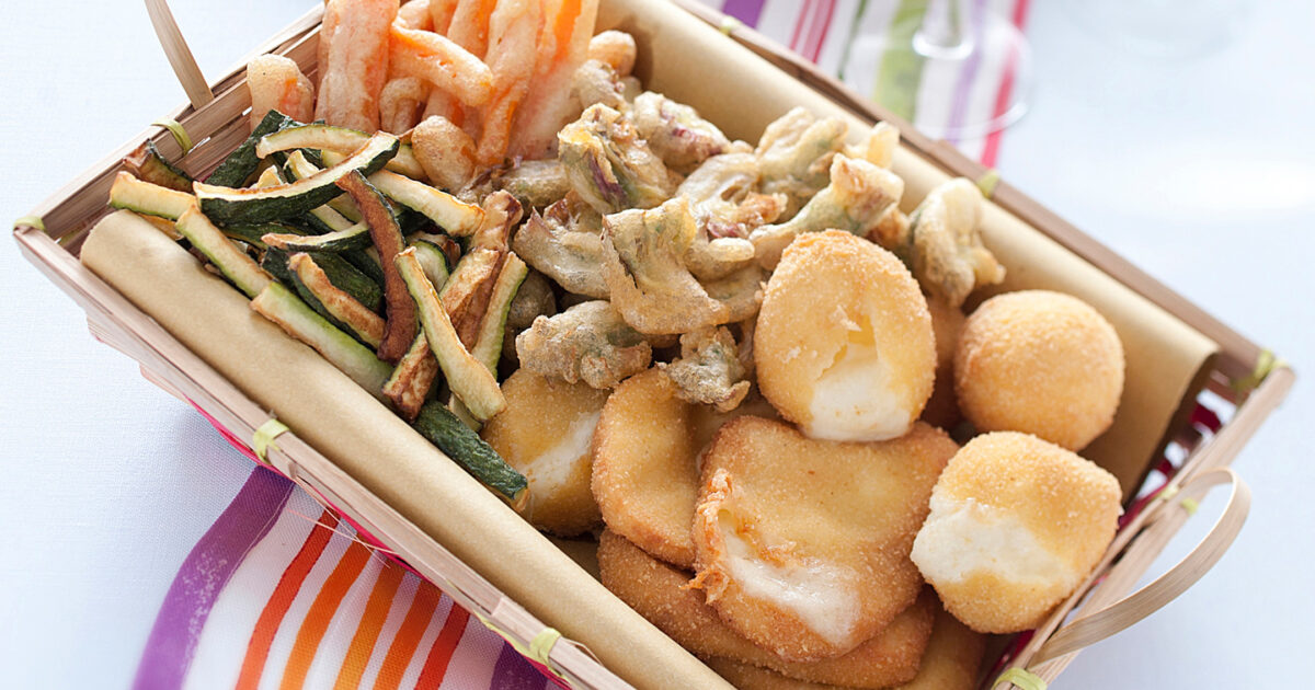 Ricetta Fritto misto vegetariano - Donna Moderna
