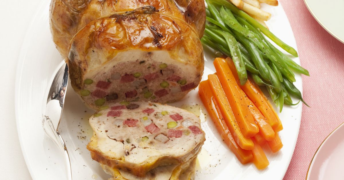 Ricetta Faraona ripiena di verdure - Donna Moderna