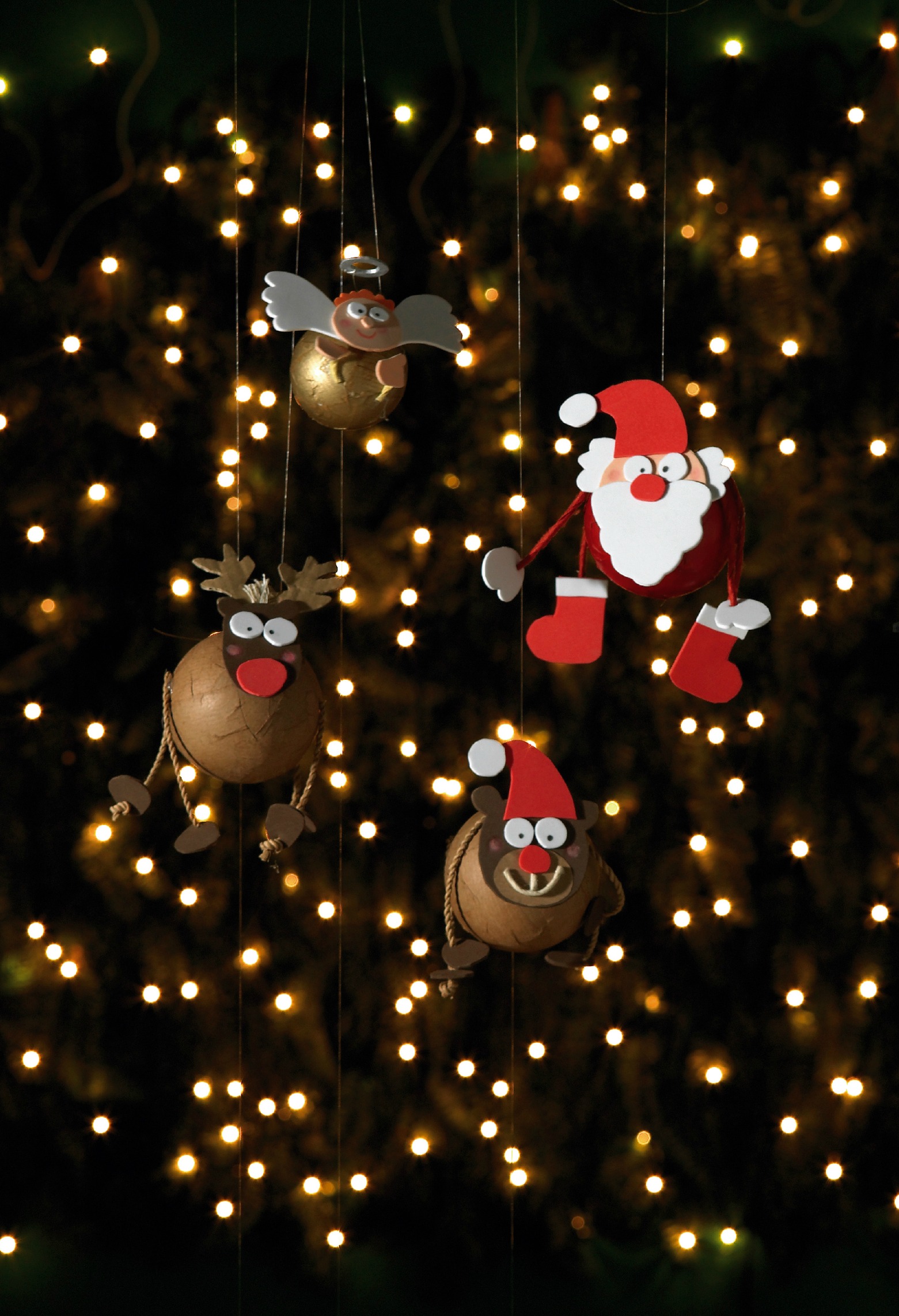 Addobbi per l'albero di Natale: 5 decorazioni natalizie fai da te ...
