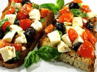Bruschetta caprese - Donna Moderna