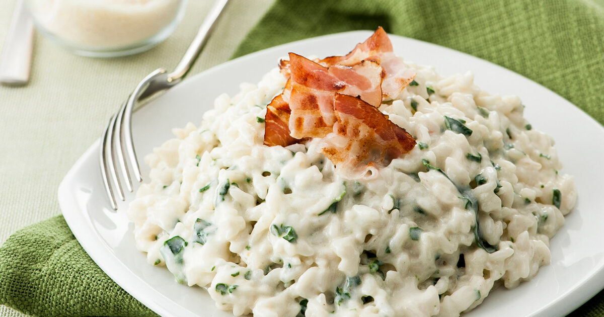 Ricetta Risotto agli spinaci - Donna Moderna