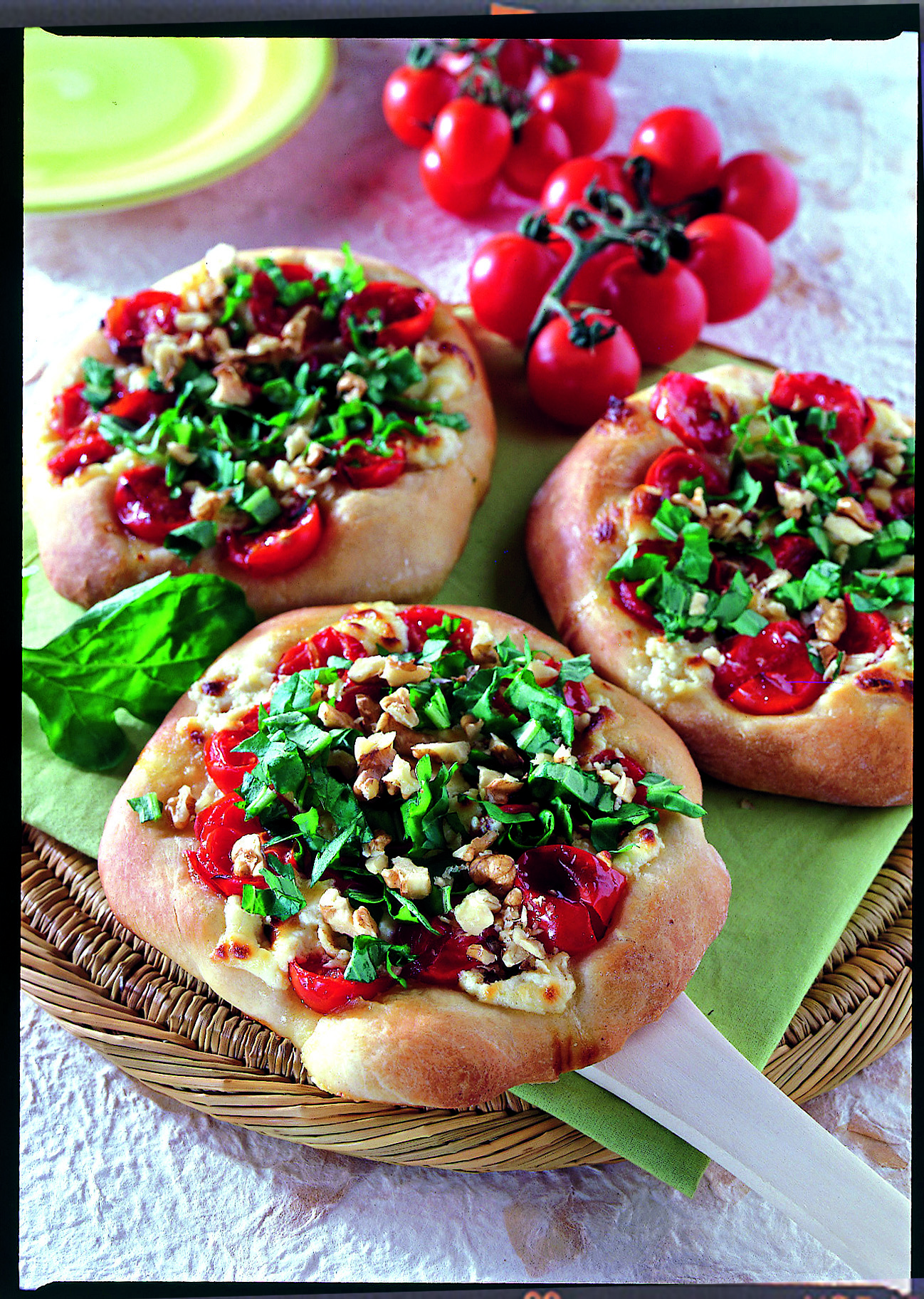 Ricetta Pizze di rucola e robiola - Donna Moderna