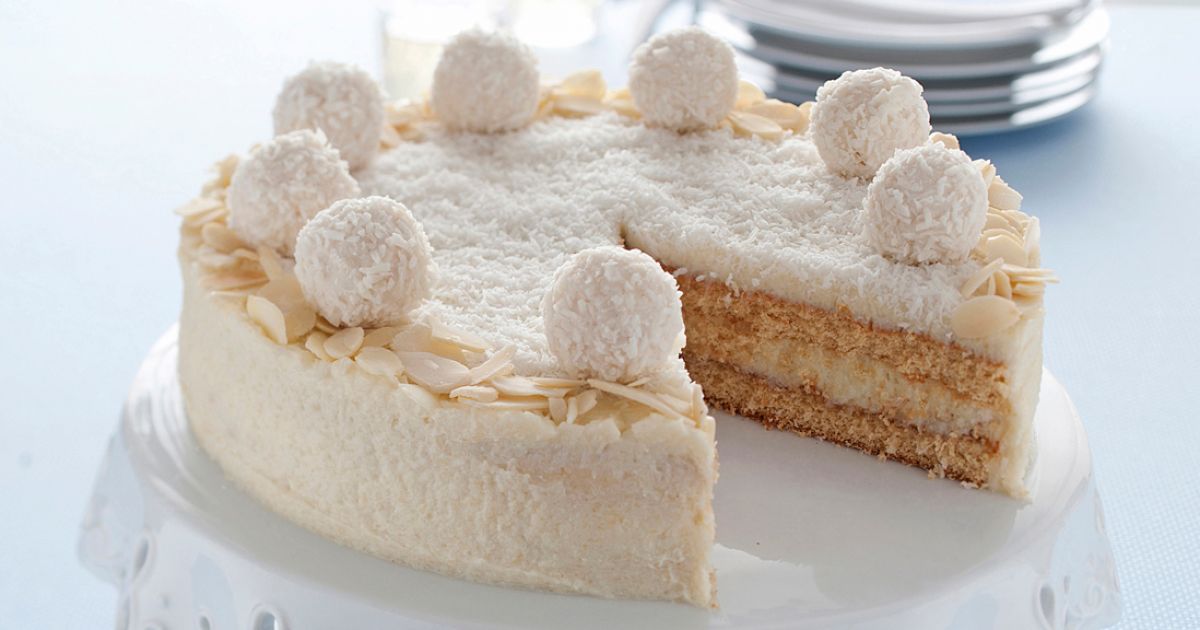 Ricetta Torta Raffaello ® al cocco - Donna Moderna