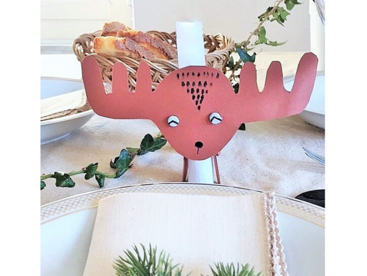 Fai da te la renna porta menu per la tavola delle feste - Donna Moderna