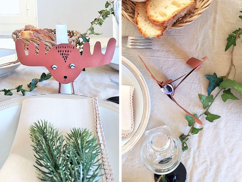 Fai da te la renna porta menu per la tavola delle feste - Donna Moderna