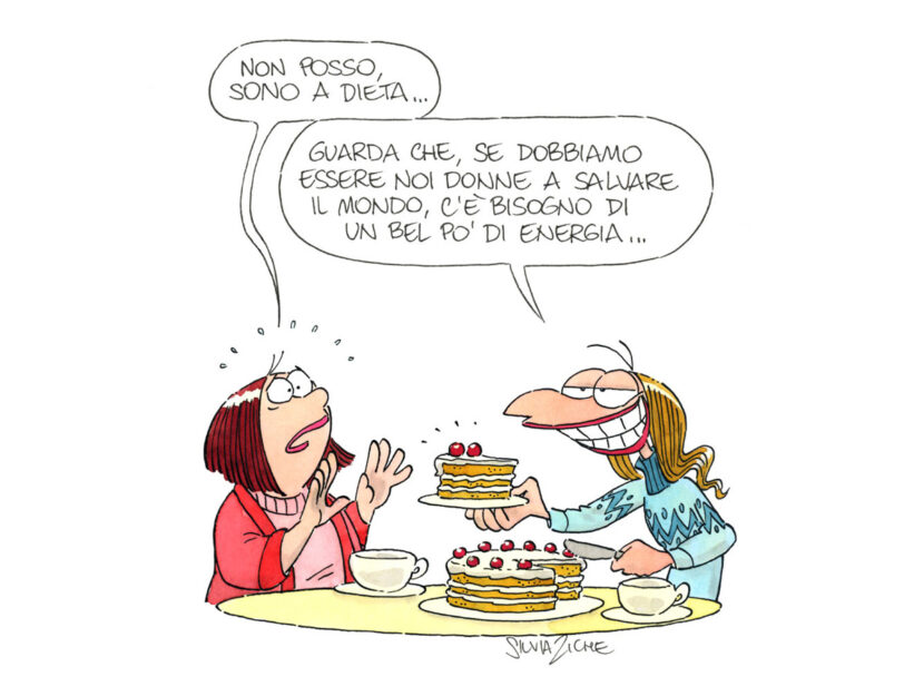 La vita secondo Lucrezia - vignette 2018 - Donna Moderna