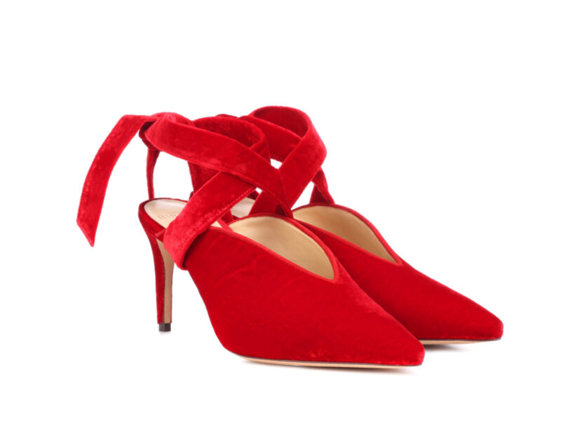 Scarpe rosse da donna: in vernice, basse, con tacco medio, largo basso ...