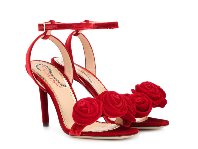 Scarpe rosse da donna: in vernice, basse, con tacco medio, largo basso ...