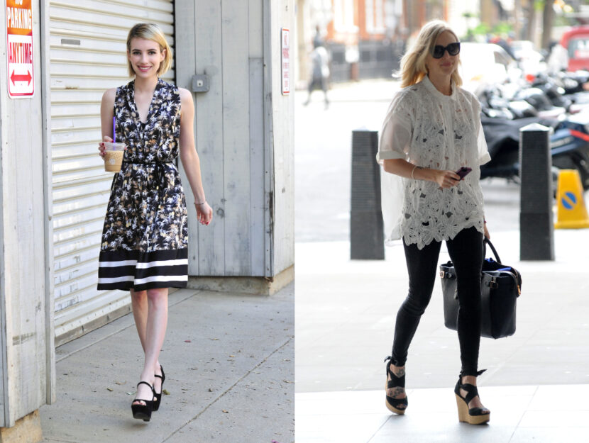 Scarpe con le zeppe: come le indossano le star - Donna Moderna