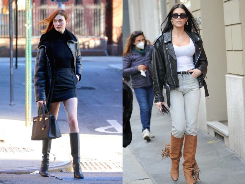 Chiodo di pelle: i look delle star e i modelli per l'autunno - Donna ...