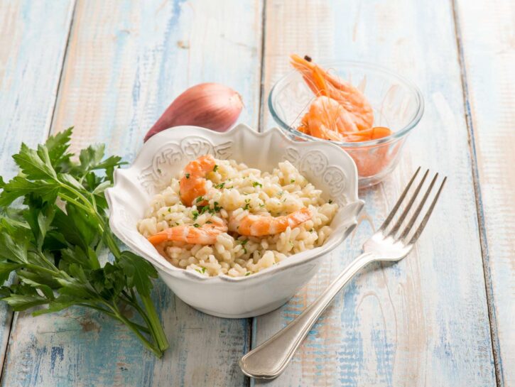 Come cucinare un risotto champagne e scampi - Donna Moderna