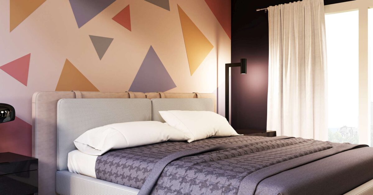 Come pitturare le pareti con forme geometriche - Donna Moderna