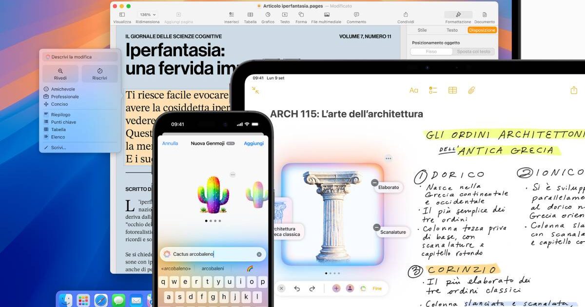 Apple intelligence in Italia - Donna Moderna