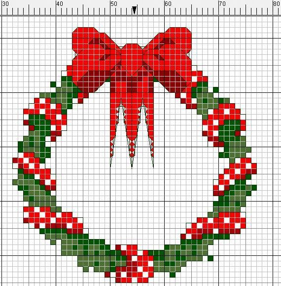 Punto croce Natale - Donna Moderna