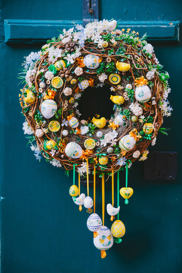 Tutorial ghirlande Pasqua con ovetti - Donna Moderna