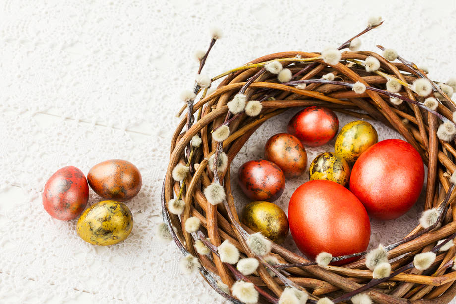 Tutorial ghirlande Pasqua con ovetti - Donna Moderna