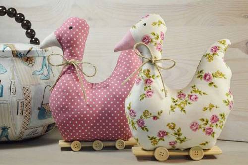 Come fare oche di stoffa patchwork | FOTO - Donna Moderna