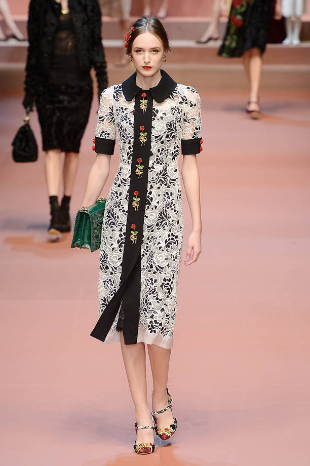 Milano Moda Donna Autunno Inverno 2015 2016 | Sfilata Dolce & Gabbana ...