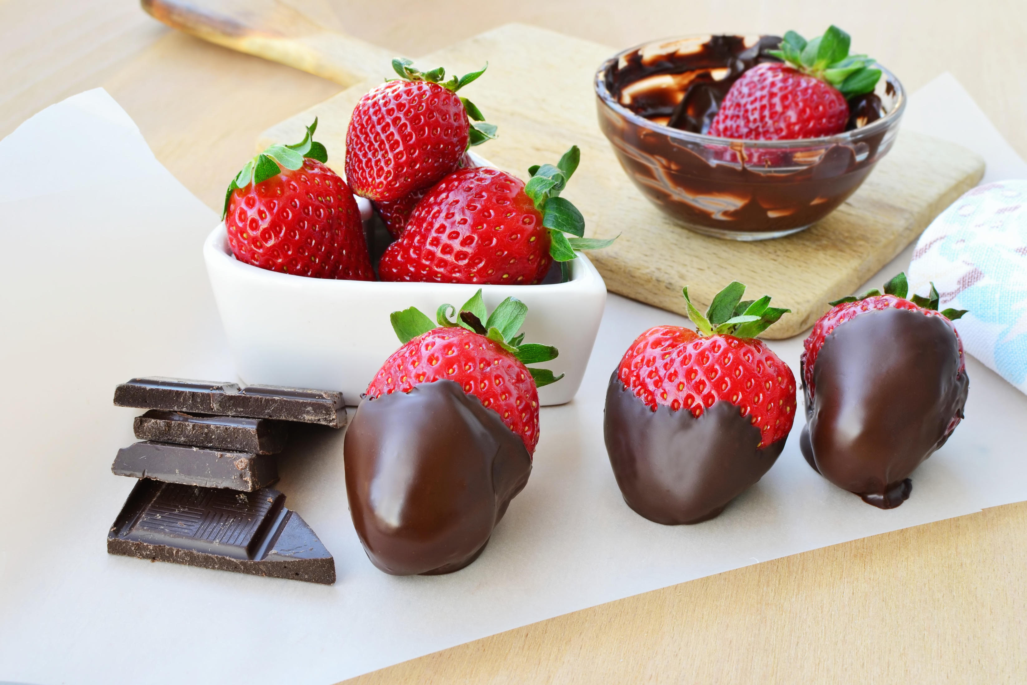 Ricetta Fragole al cioccolato | Donna Moderna